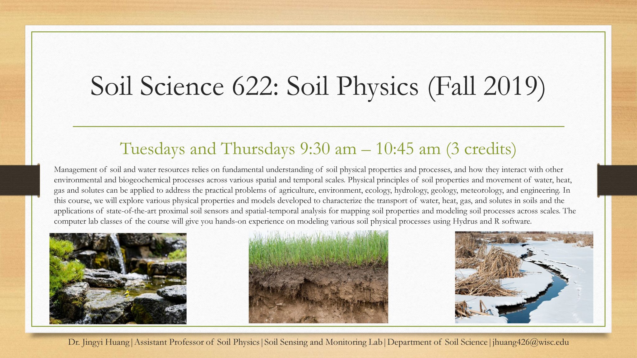 Teaching | Soil Sensing & Monitoring Lab